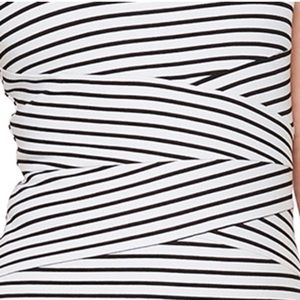 BOLD elements | Dresses | Bold Elements Blackwhite Striped Bodycon ...